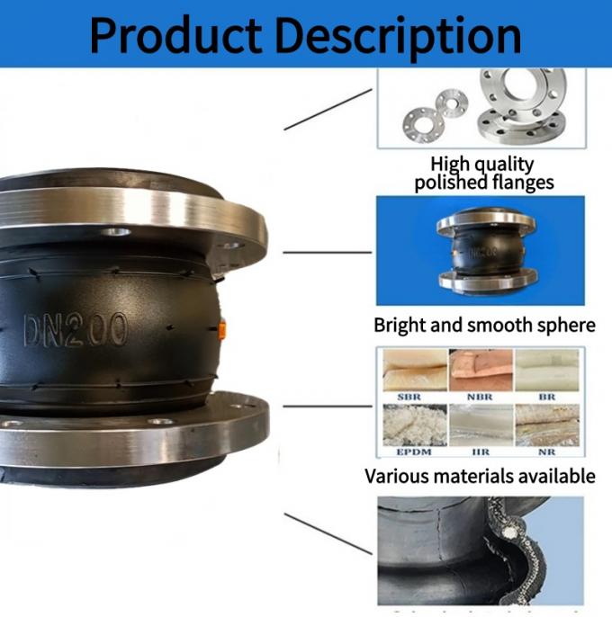 หัวกลม Code Bellows สแตนเลส Flange Single Globe ยางต่อขยาย